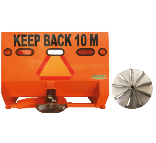 METEC Drop Spreader - DS 40, 44, 60 - METEC Metal Technology Inc.